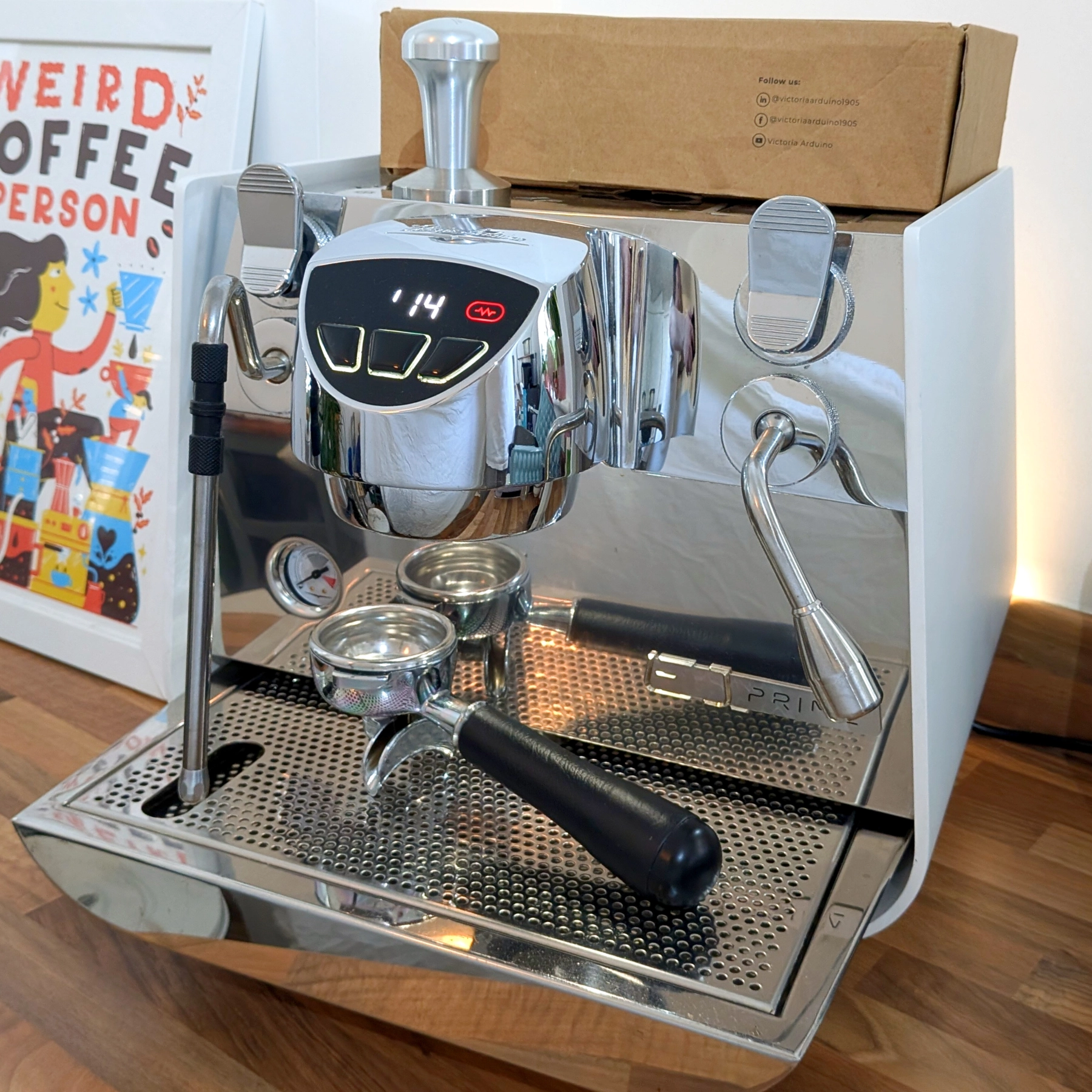 United Baristas - Espresso Machines - Victoria Arduino E1 Prima ...